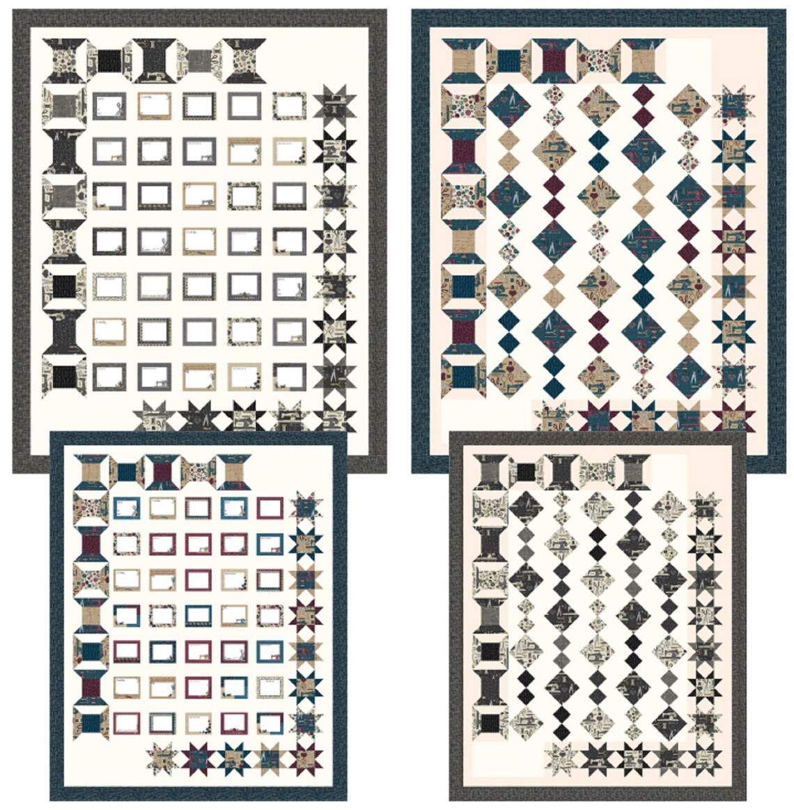 My Sewing Box - Quilt Pattern - Etsy