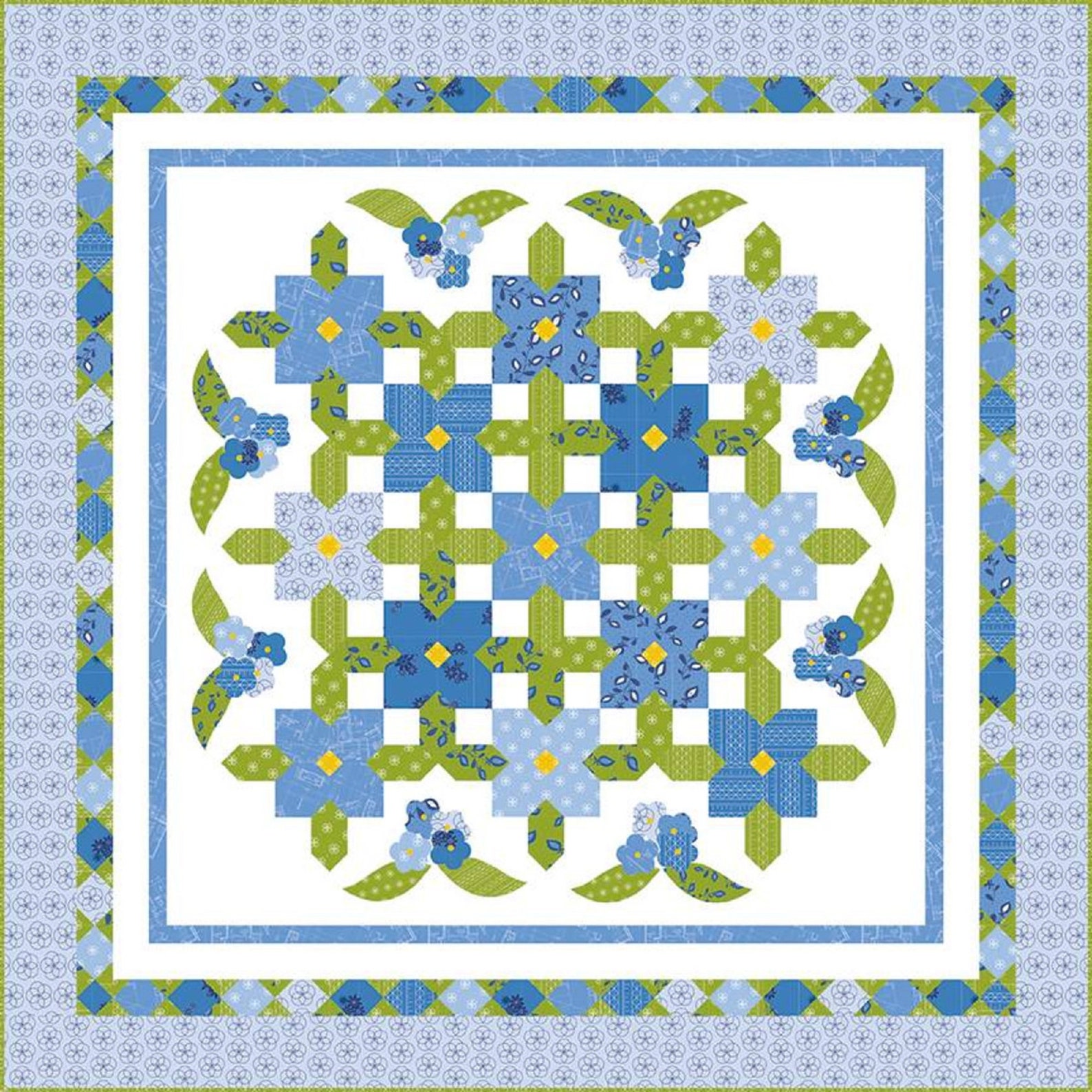 Summertime Blues Quilt Pattern - Etsy