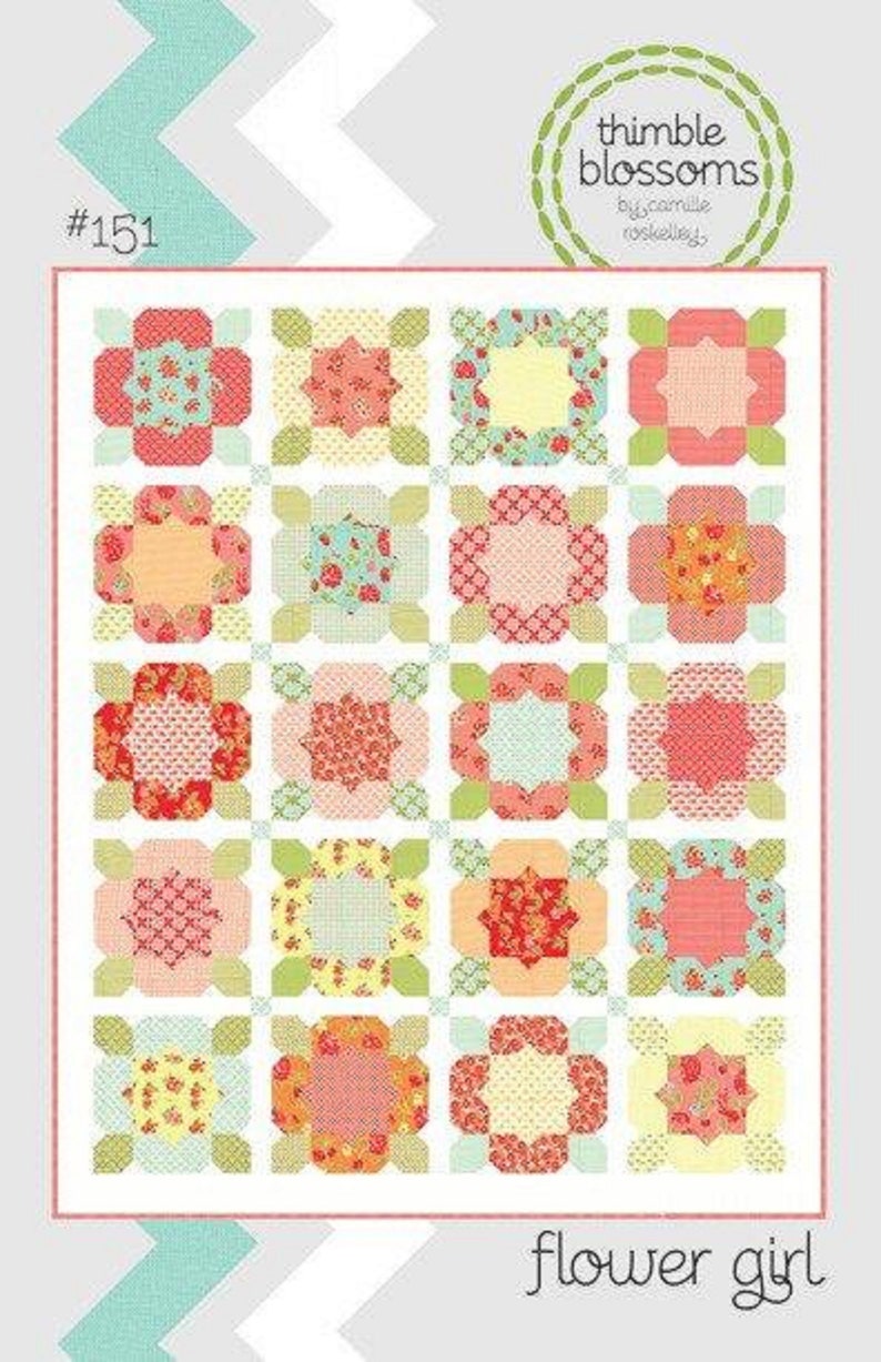 Flower Girl Quilt Pattern - Etsy