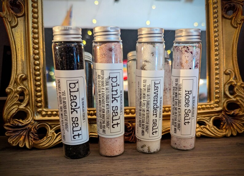 Rose Salt: Witch's Ritual Soak for Health & Heart - Etsy