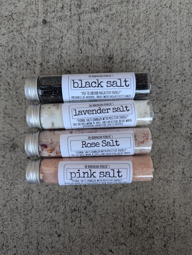 Rose Salt: Witch's Ritual Soak for Health & Heart - Etsy