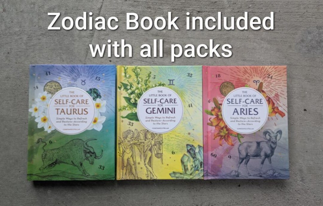 Zodiac Packs! Self Care, Affirmations, and Elemental Gift Packs Based ...