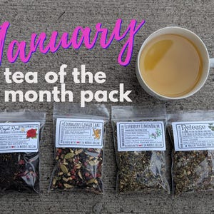 Tea of the Month Packs | Monthly Tea Sampler Subscription Box | the ...