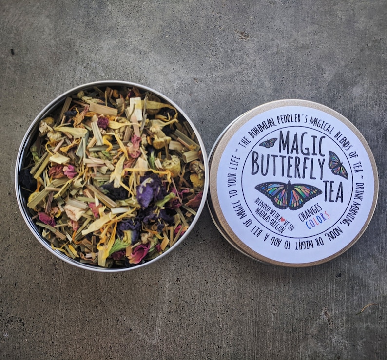 Butterfly Pea Flower Tea Color Changing Tea Blue Tea - Etsy UK