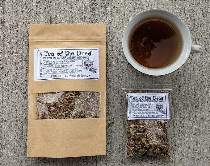 Tea of the Dead | Samhain Celebration Tea | Ritual Tea | Altar Tea ...