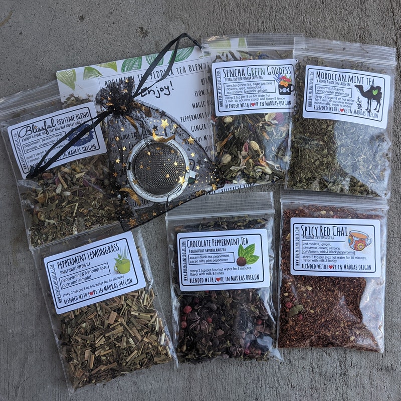 Box of Tea Samples - Etsy
