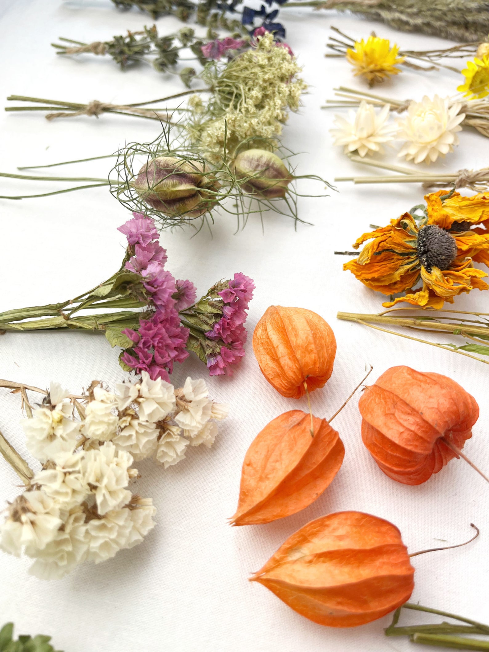 Dried Flower Craft Box, Dry Grasses and Flowers Box, Preserved Natural ...