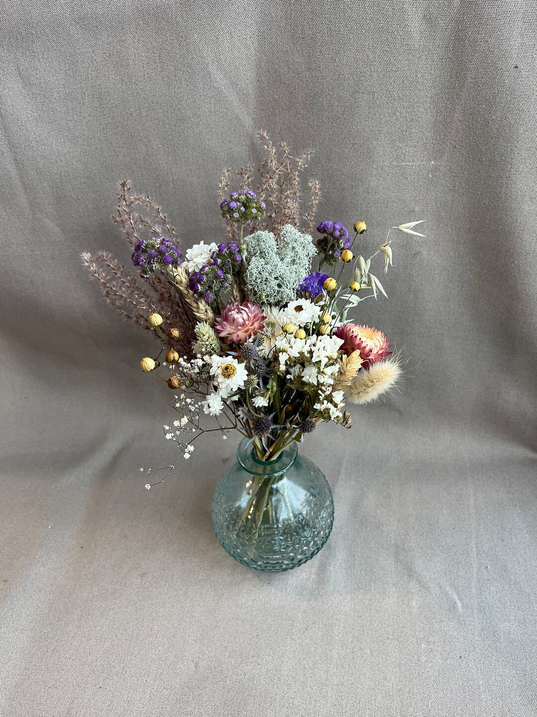 Floral Arrangement, Box of Dried Flowers DIY, Letterbox Gift, Cottage ...