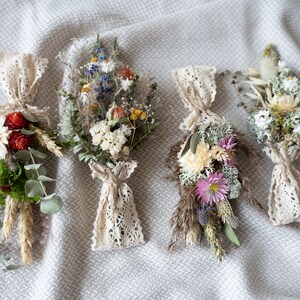 Mini Bouquet Bundle, Small Flower Arrangements, Organic Preserved ...