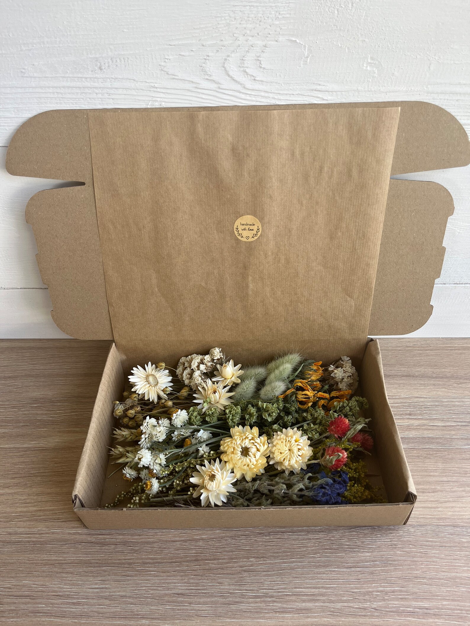 Dried Flower Mix Craft Boxes, Dried Grasses Crafting, Preserved ...