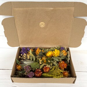 Dried Flower Mix Crafting Boxes, Preserved DIY Mini Posies, Gift ...