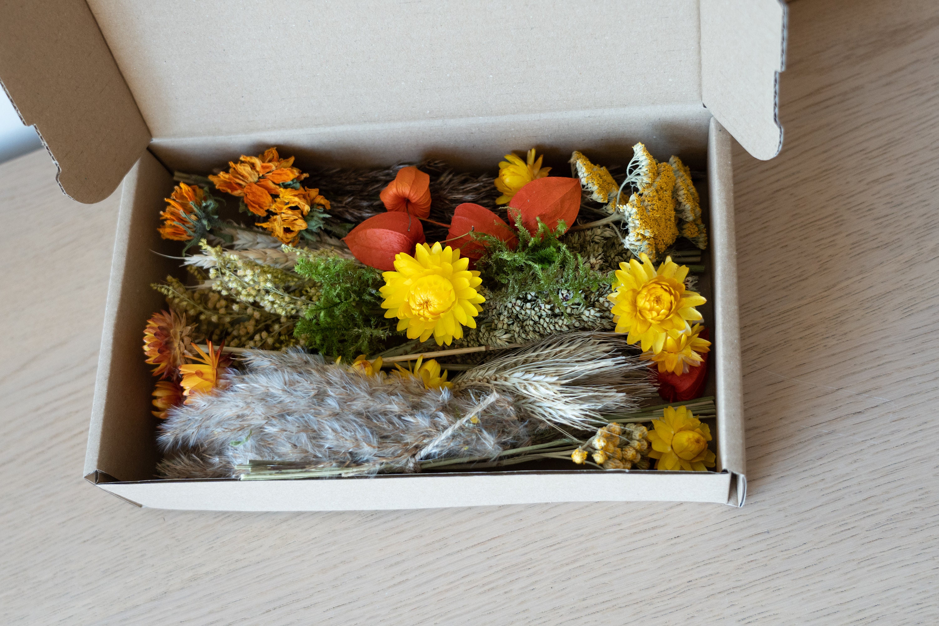 Dried Flower Mix Craft Boxes, Dried Grasses Crafting, Preserved ...
