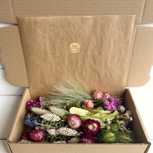 Dried Flower Mix Crafting Boxes, Preserved DIY Mini Posies, Gift ...