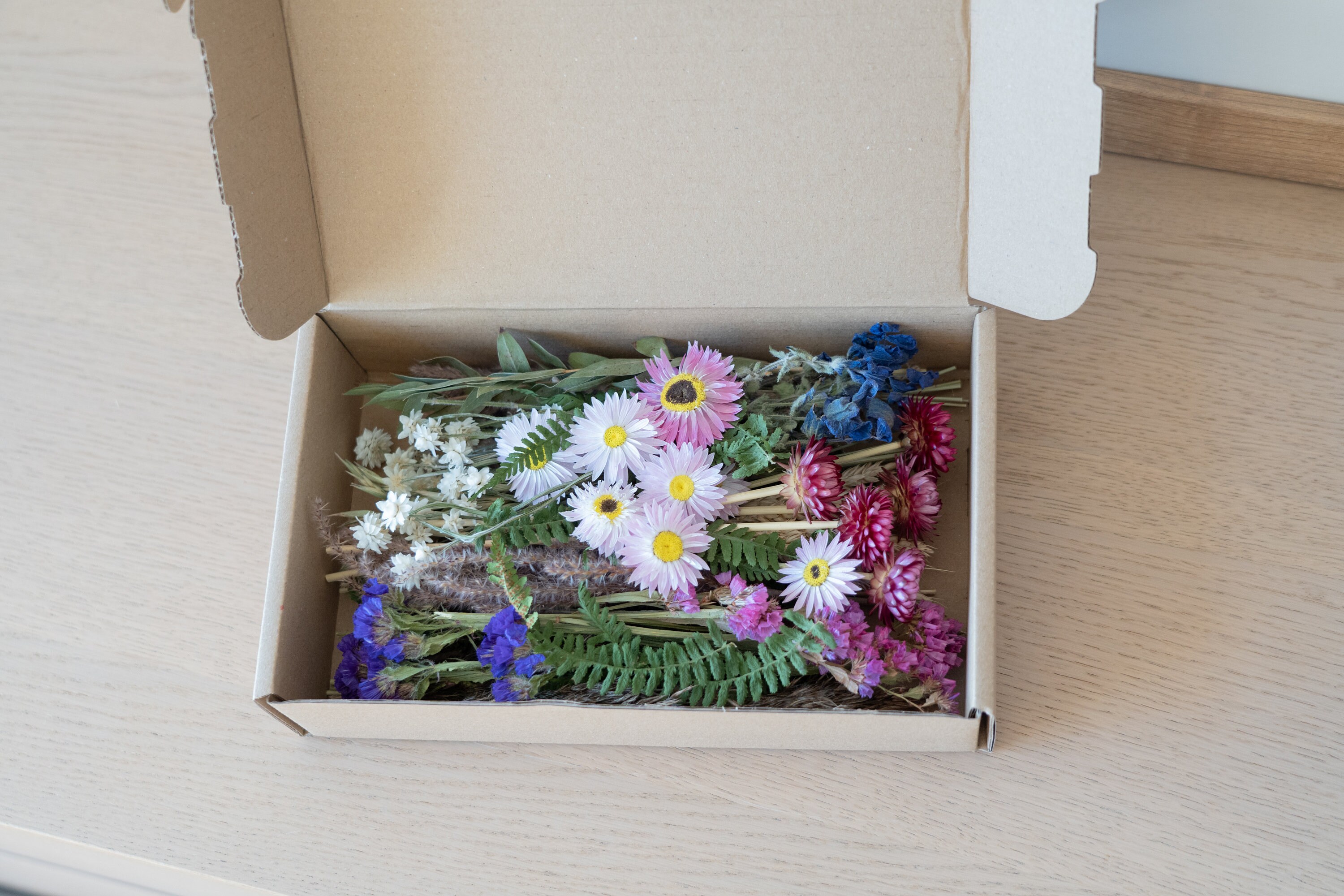 Dried Flower Mix Craft Boxes, Dried Grasses Crafting, Preserved ...