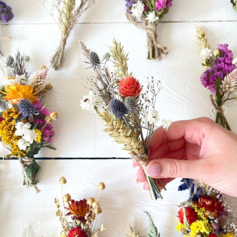 Mini Dried Flowers - Etsy