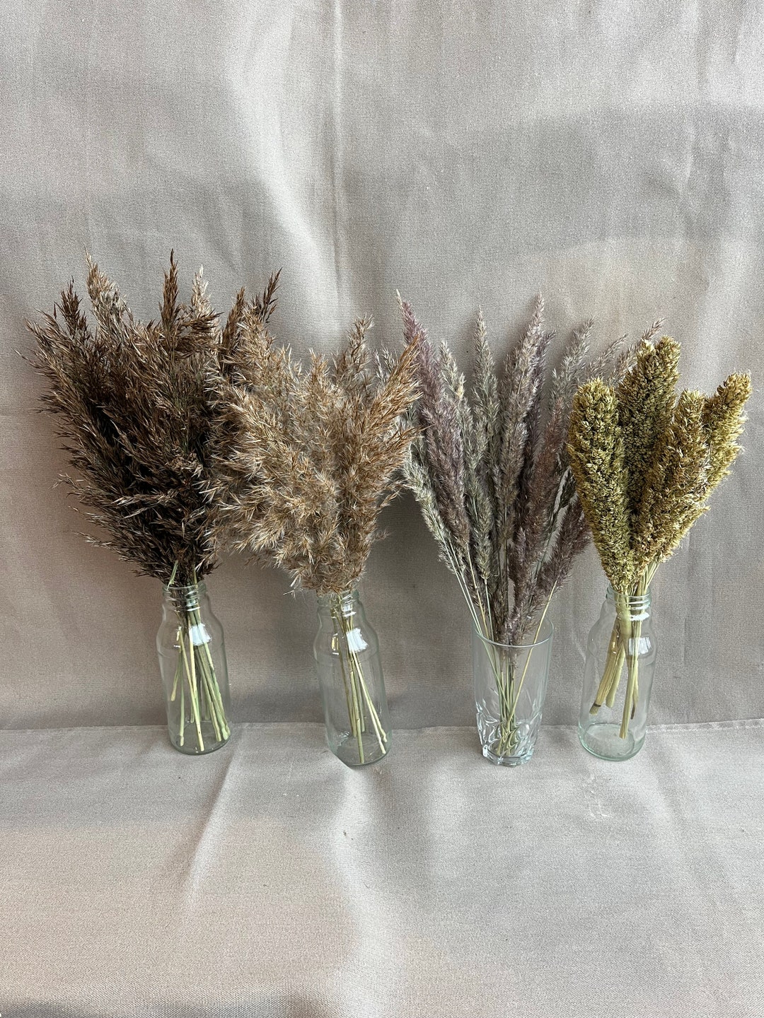 Dried Grasses Stems, Vase Home Decor, Dried Plants, Pampas Feather ...