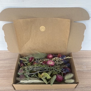 Dried Flower Mix Craft Boxes, Dried Grasses Crafting, Preserved ...