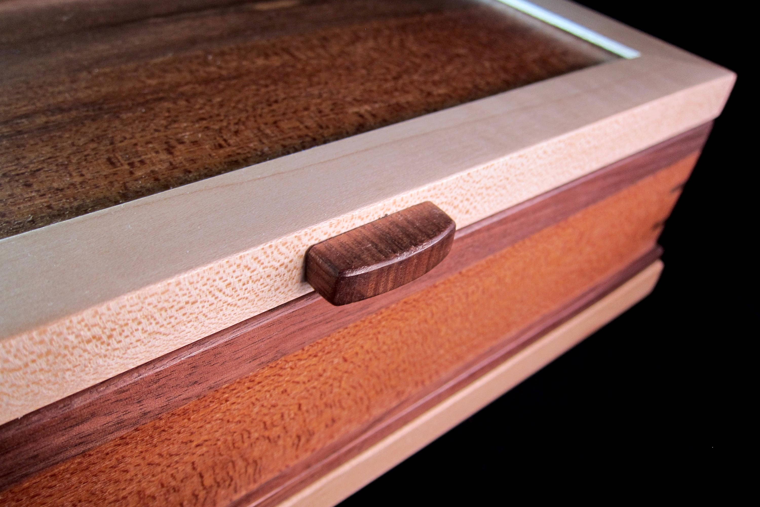 Handmade Hardwood Hinged Keepsake Box - Etsy