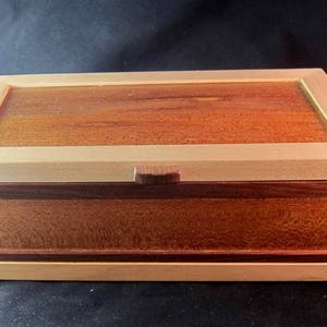 Handmade Hardwood Hinged Keepsake Box - Etsy