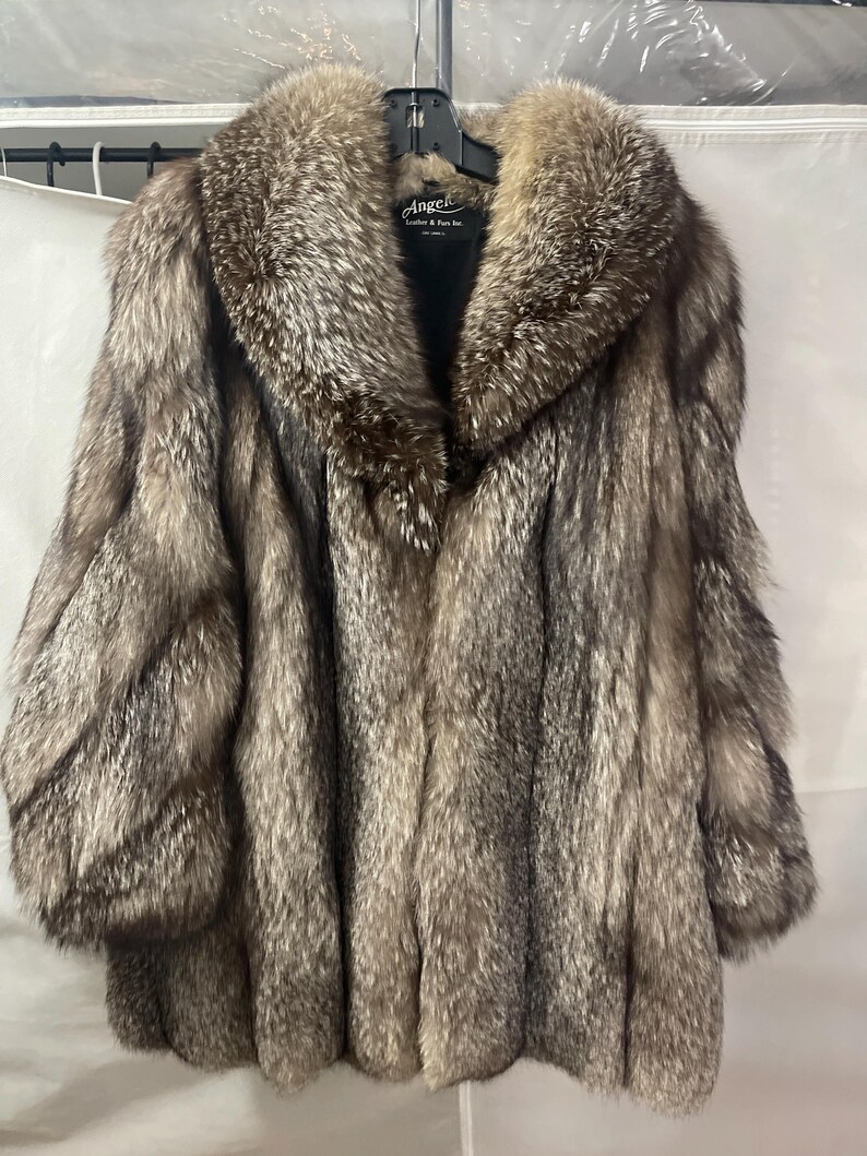 Beautiful Coyote Fur Coat - Etsy