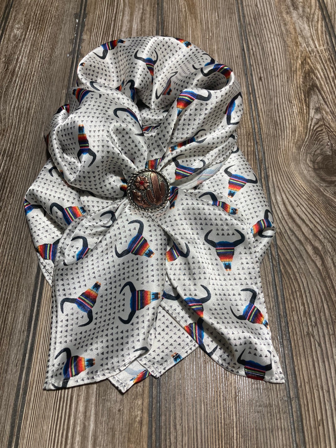 Serape Steers Wild Rag, Southwest Wild Rag, Western Wild Rag - Etsy