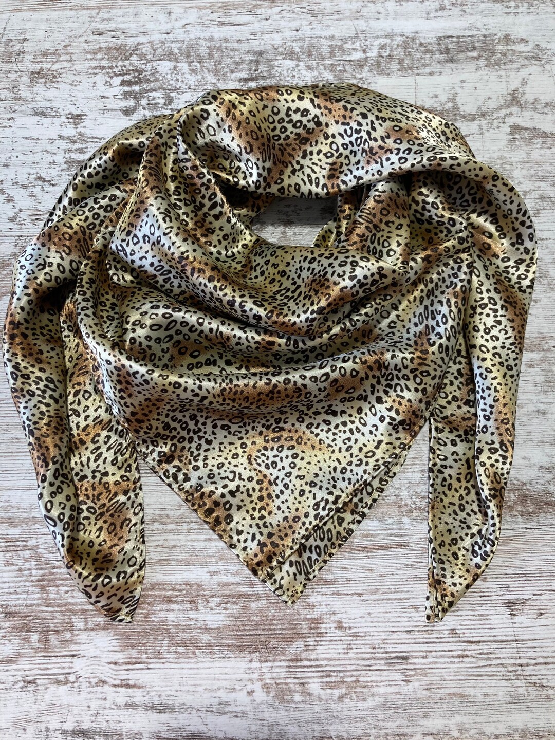 Cheetah Print Wild Rag - Etsy