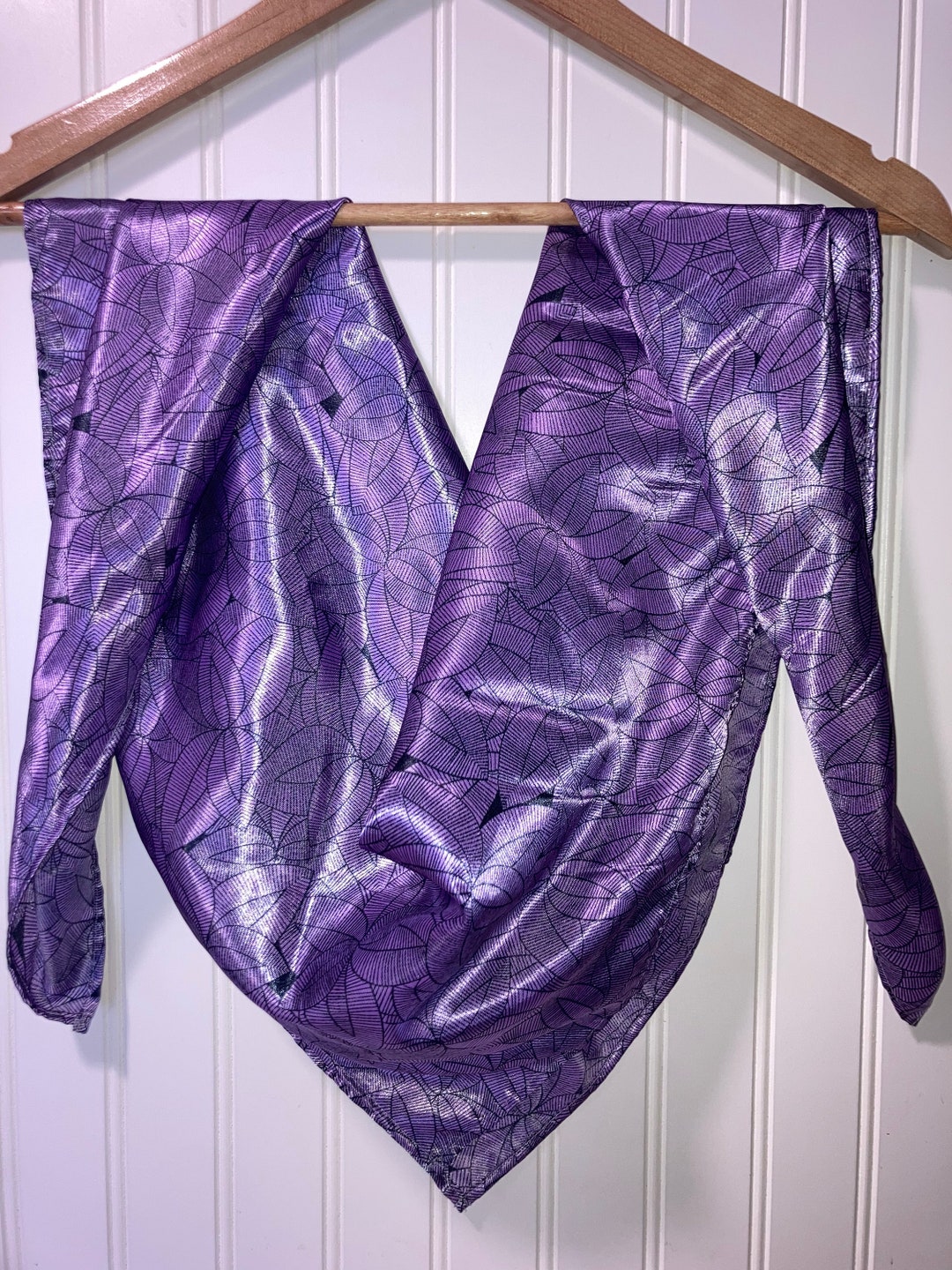 Purple Wild Rag, Satin Square Scarf, Wild Rags for Women, Wild Rags for ...