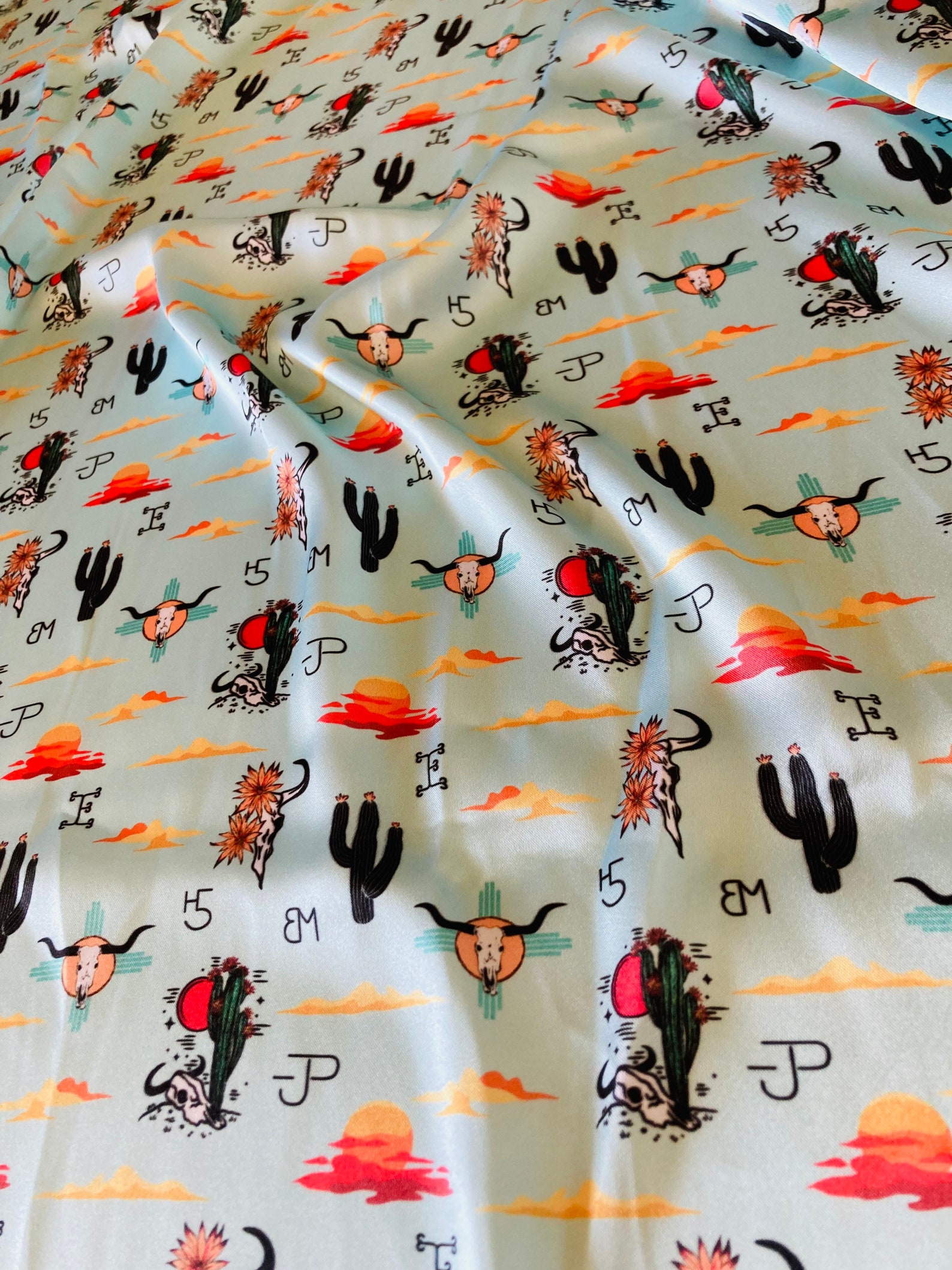 Western Wild Rag Punchy Wild Rag Satin Square Scarf Cowboy - Etsy