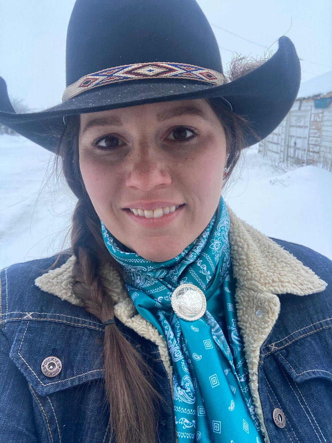 Turquoise Paisley Wild Rag, Wild Rags for Men, Wild Rags for Women - Etsy