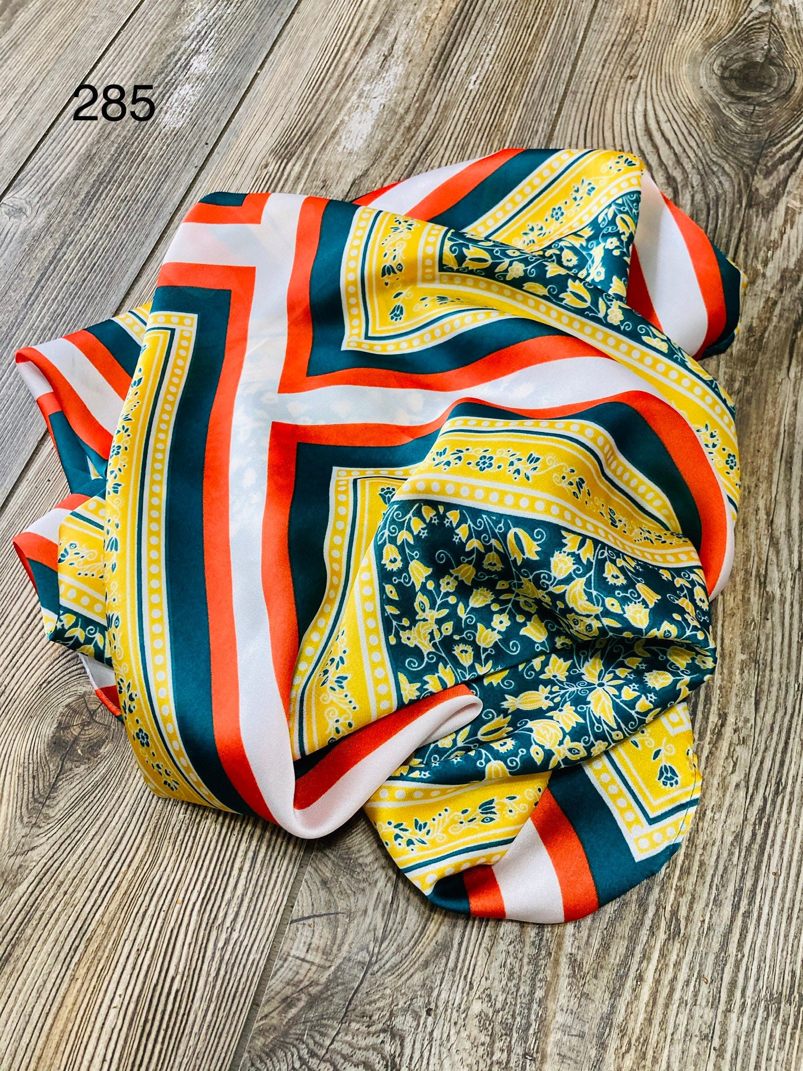 Wild Rags Floral Satin Wild Rags / Square Scarves | Etsy