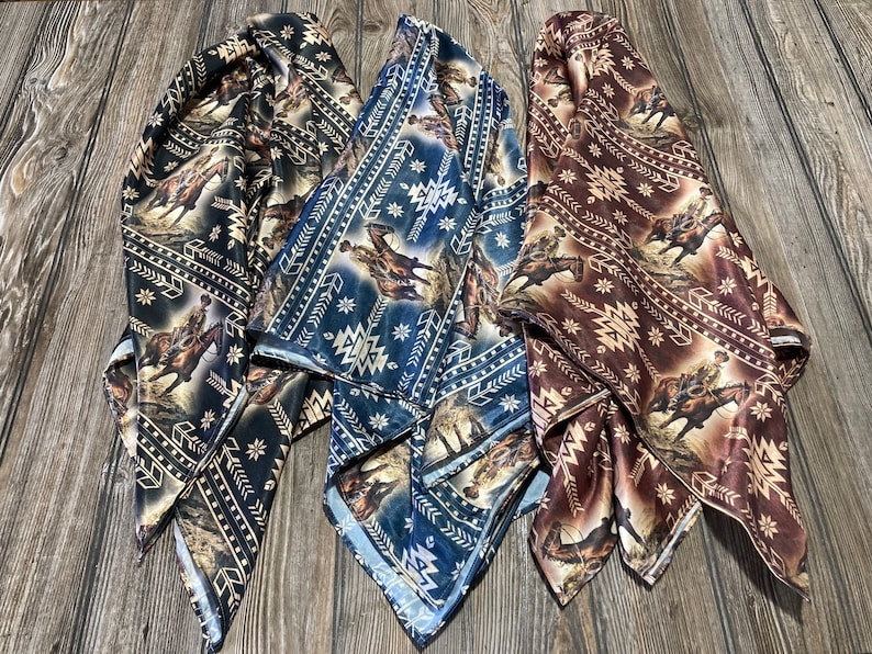 Cowboy Wild Rags Southwest Wild Rags - Etsy