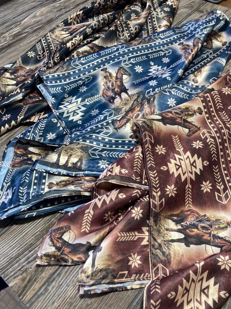 Cowboy Wild Rags Southwest Wild Rags - Etsy