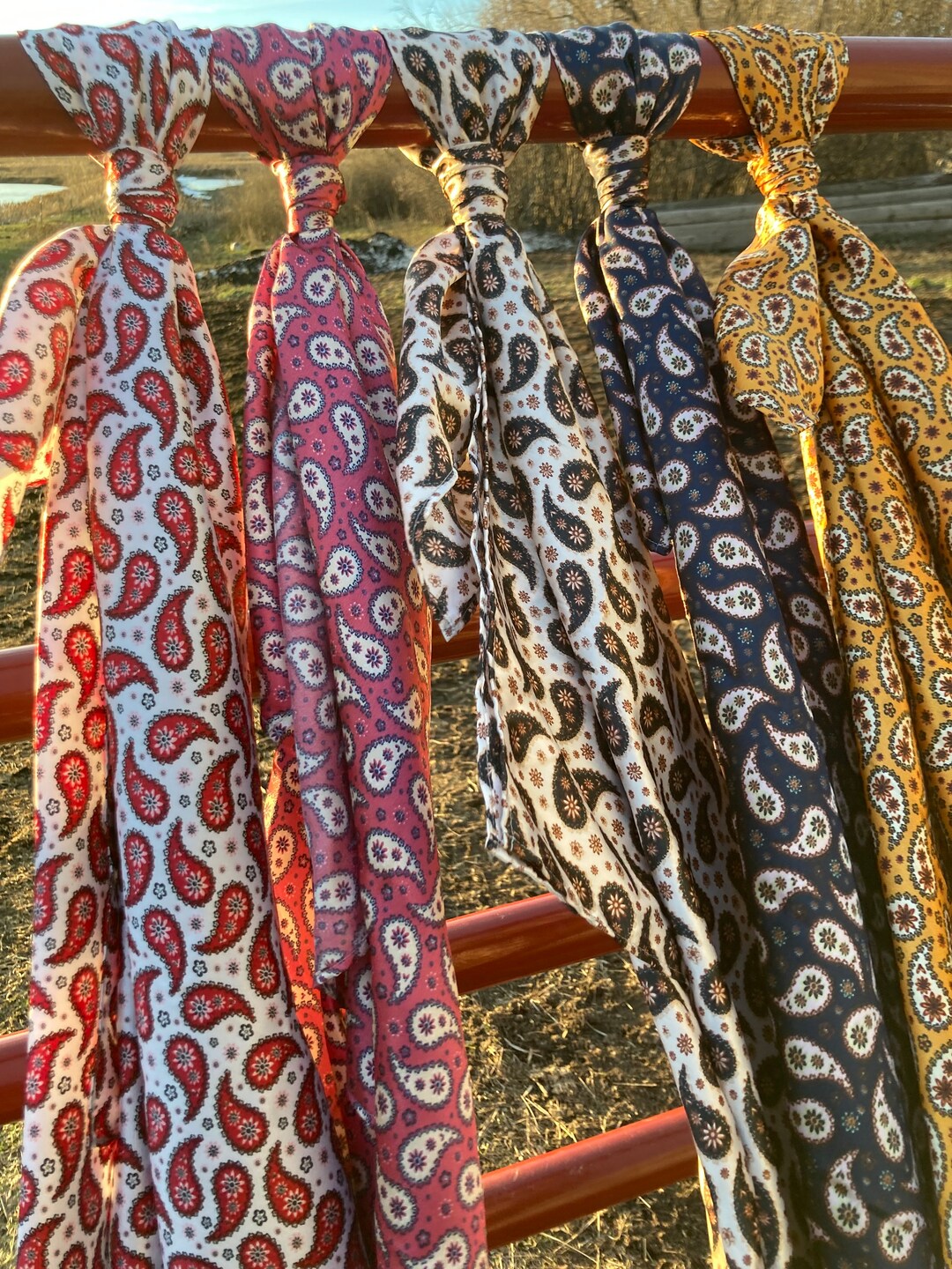 Paisley Wild Rags Satin Square Scarves Silk Bandanas Western Fashion ...