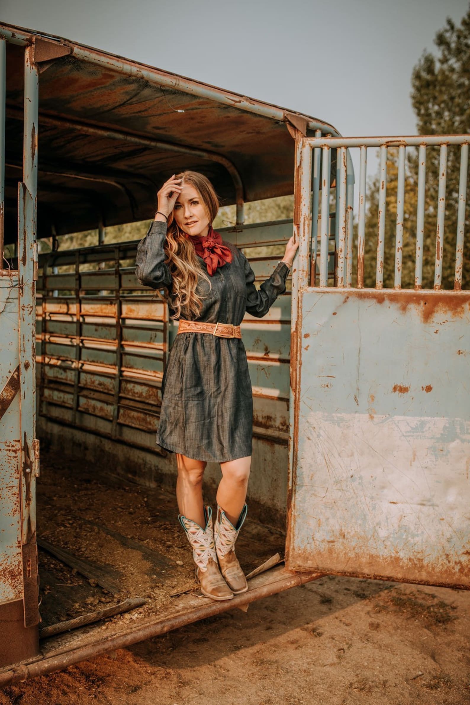 Cowboy Silk Scarves Solid Wild Rags Silk Hair Scarf Western - Etsy