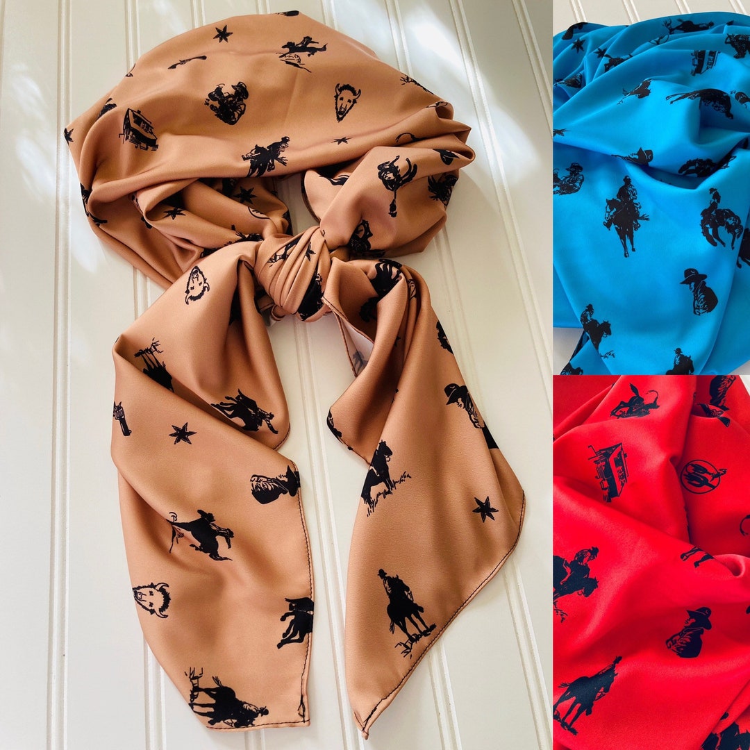 Wild Rags Punchy Cowboy Image Wild Rag Bandanas - Etsy
