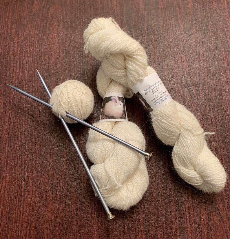 Angora Yarn From My White German Angora Rabbits | Etsy