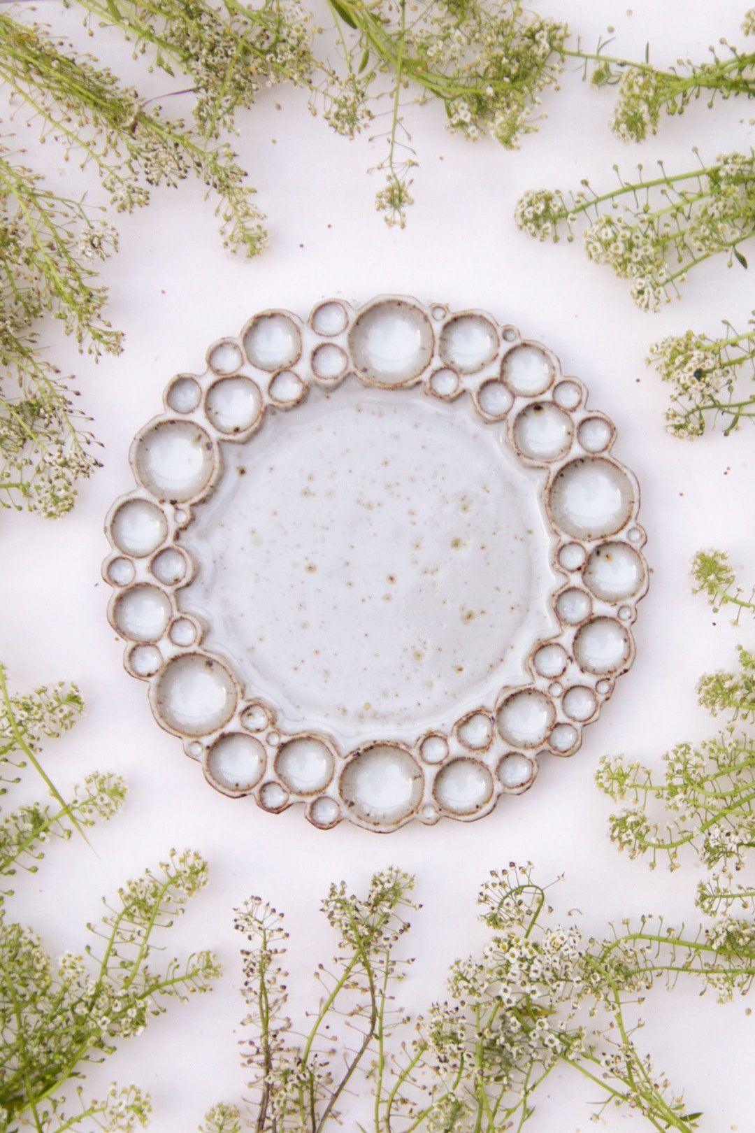 Round Ceramic Bubble Paint Palette — Watercolor Palette — Gouache ...