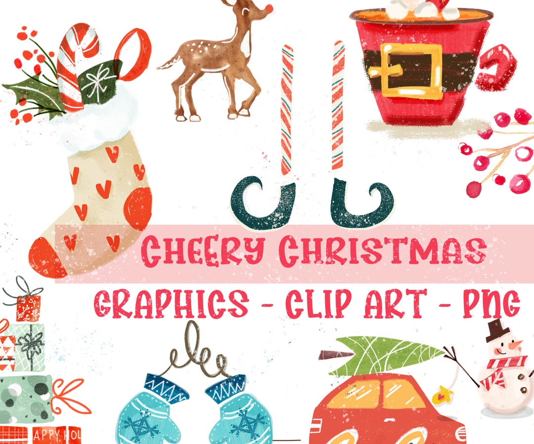Christmas. Holiday. Winter. Graphics. Clip Art. PNG. Xmas. - Etsy