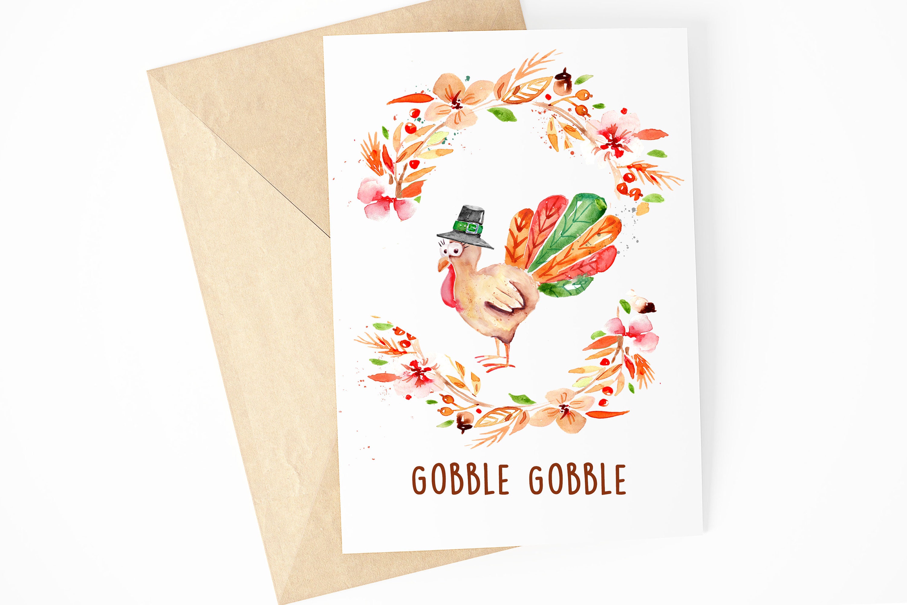 Watercolor Thanksgiving Clipart - Hand Painted - Digital Download ...