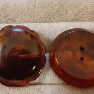 2 Lucite Tortoiseshell 1 1/2" Vintage Buttons 1960's - Etsy