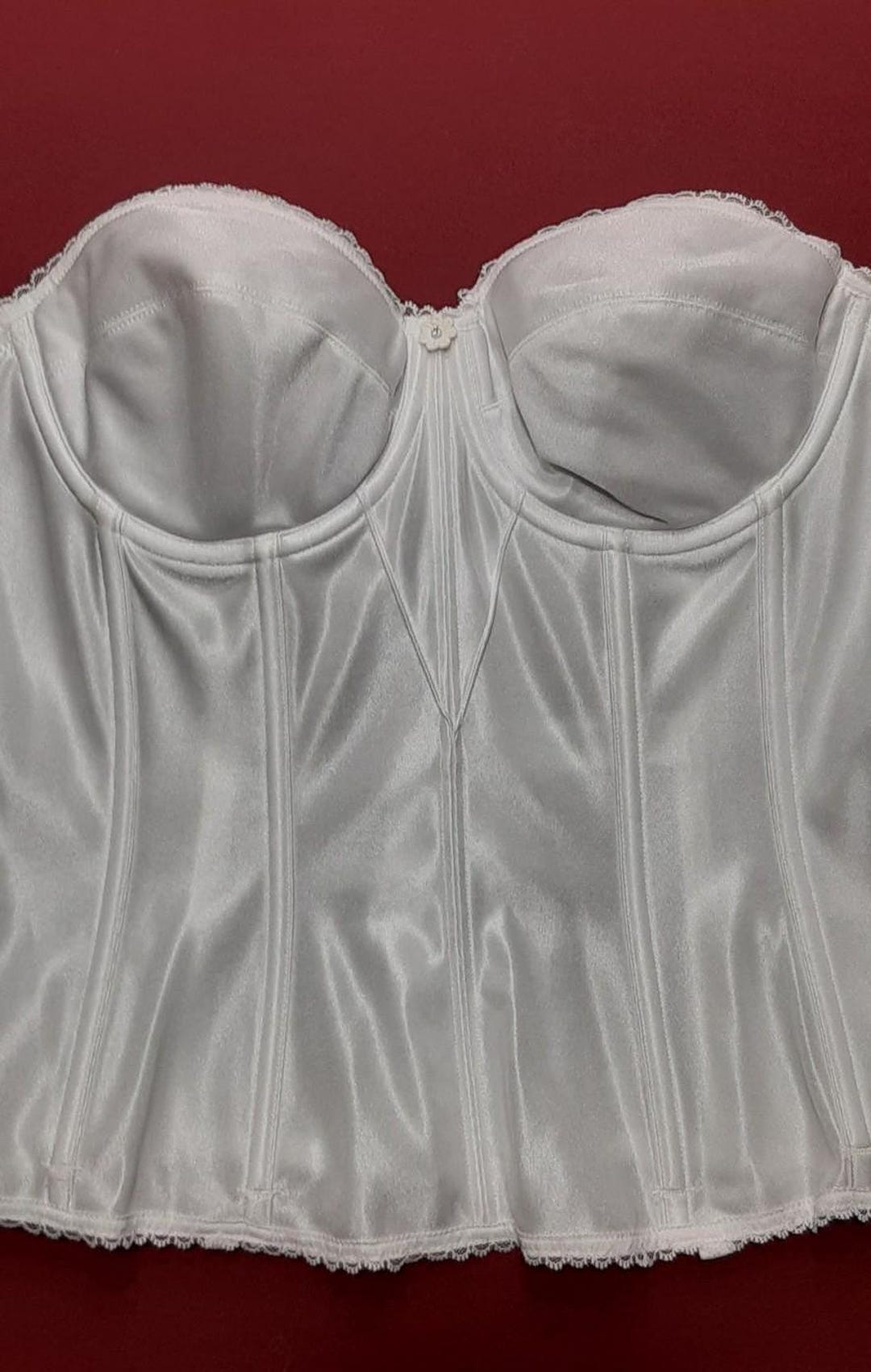 NWT White Torsolette, Bustier 36C Wedding Davids Bridal #8950 - Etsy