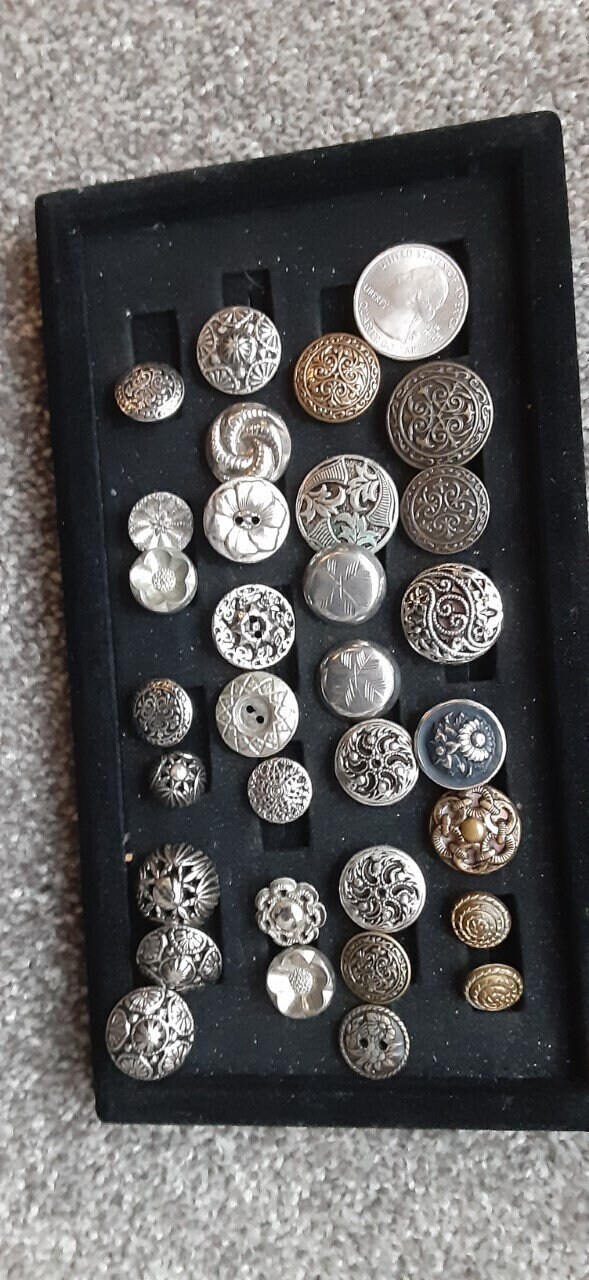 31 Vintage Turn of the Century Metal Buttons Assorted - Etsy