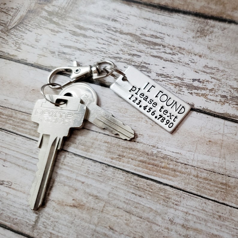 If Found Please Text Custom Tag Lost and Found Luggage Tag - Etsy