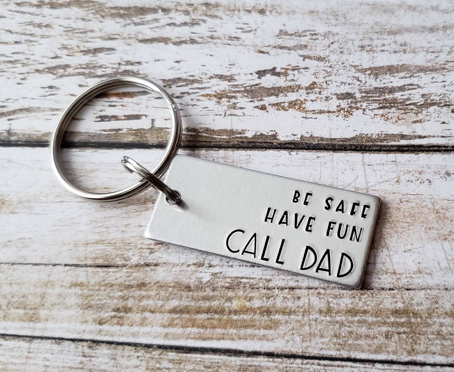 Be Safe Have Fun Call Dad Keychain Gift for Sweet 16 Teen - Etsy