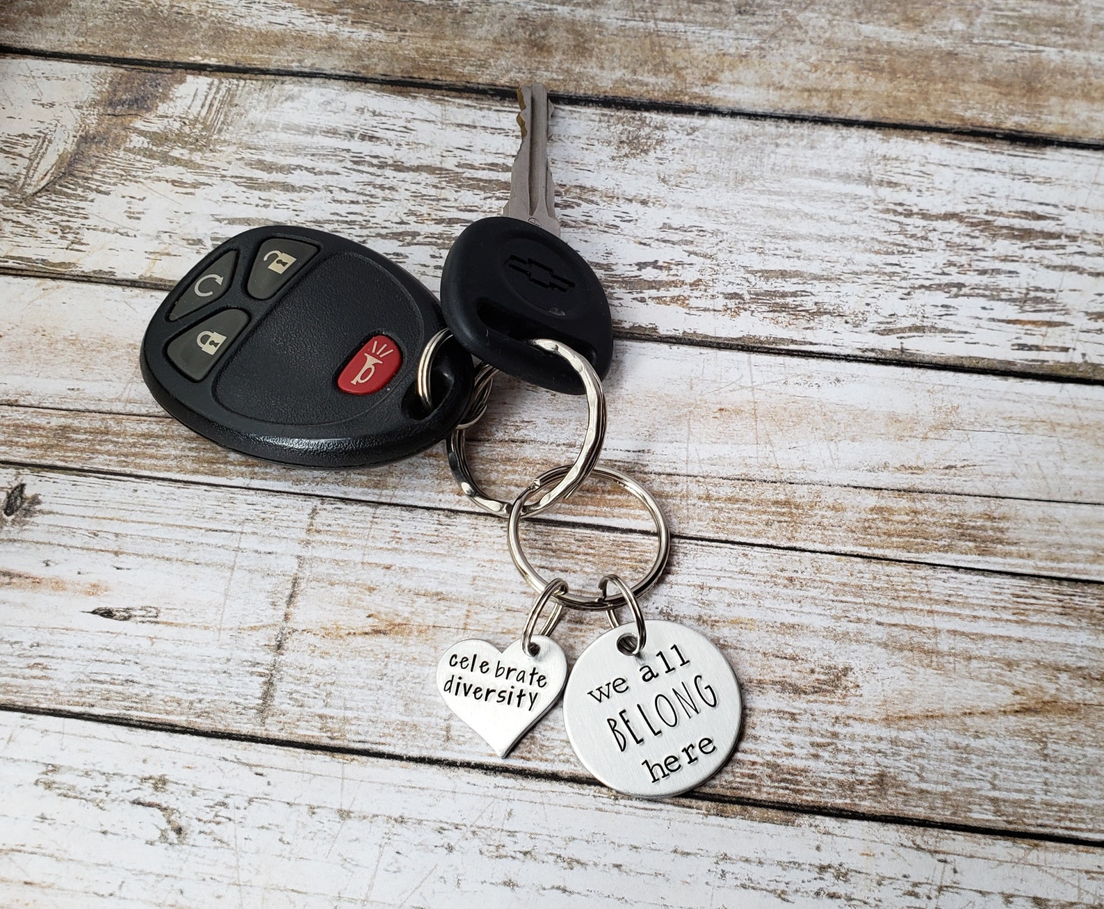 We All Belong Here Celebrate Diversity Keychain Political - Etsy