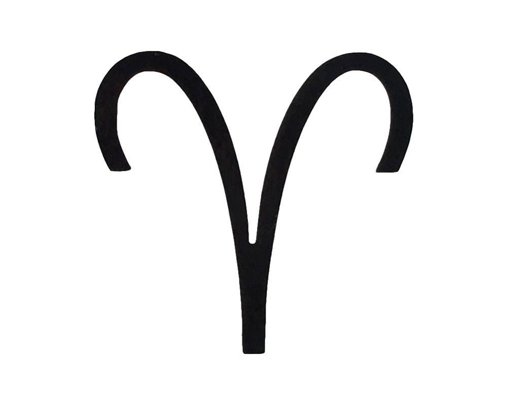 ARIES Symbol Vinyl Decal | Etsy