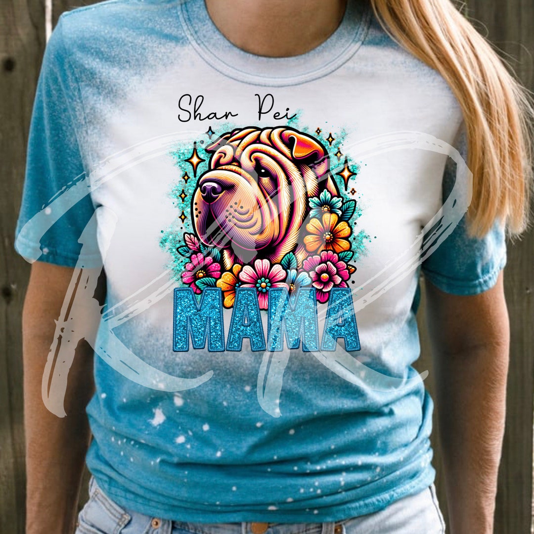 Shar Pei Momma Shirt | Dog Mom Tee | Gildan Shirt | Unisex Shirt | Pet ...