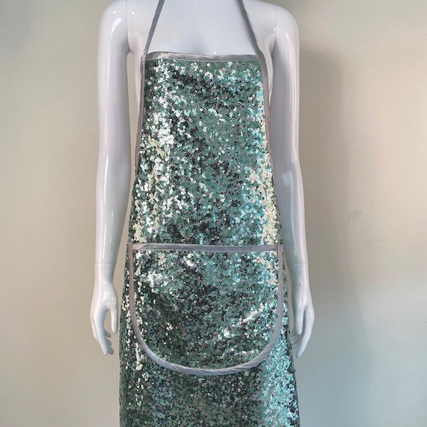 Mint Green Apron - Etsy