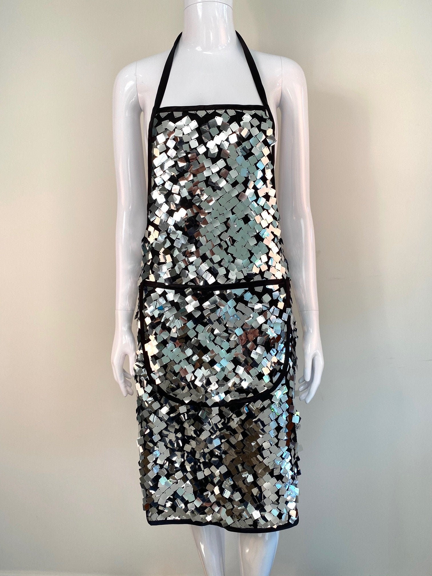 Silver Sequin Linens - Etsy