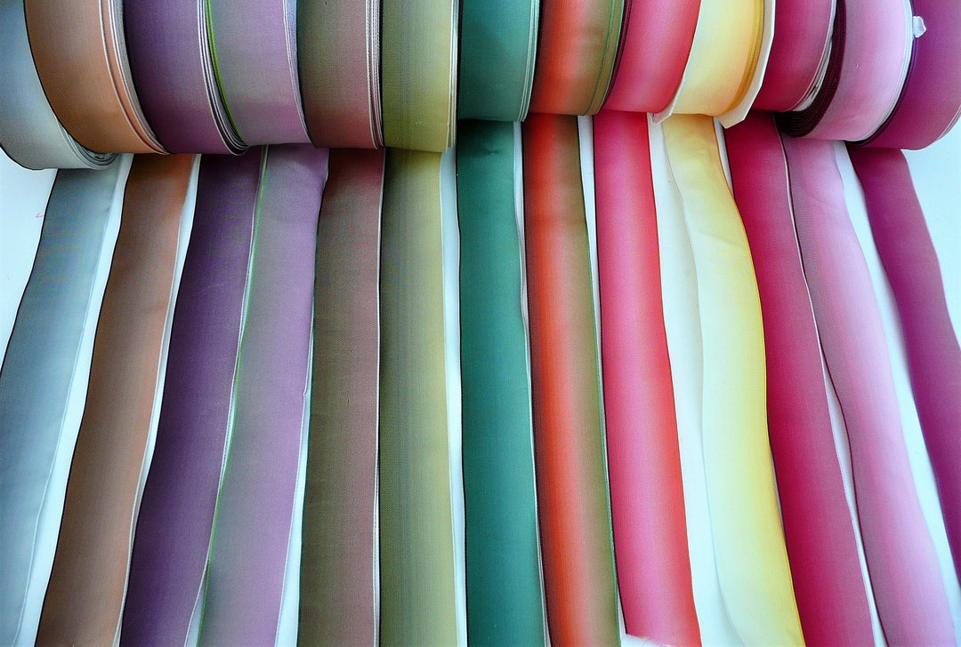 1.5" French Wired Ombre Ribbon // Millinery Supplies // Variegated Hat ...